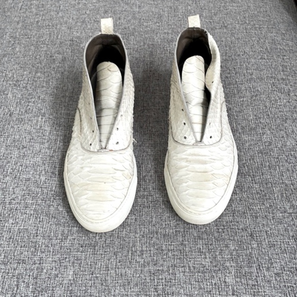 Sartore Python Off White High Top Laceless Snkrs - Gem